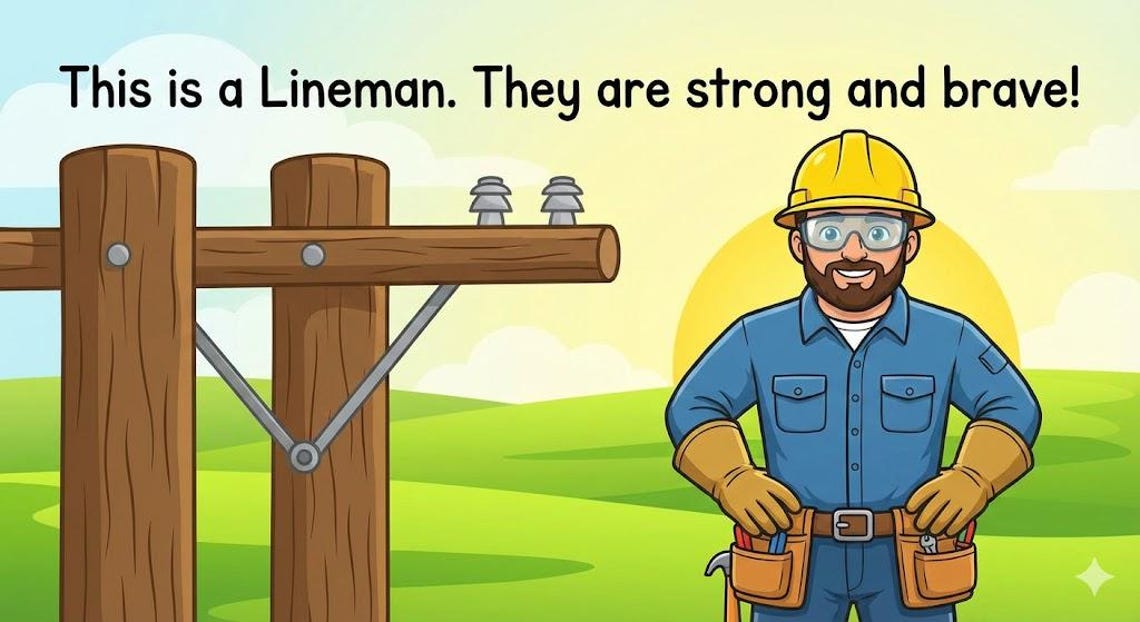 Our Heroes in Hard Hats: A Story About Linemen, A Children's Book About ...
