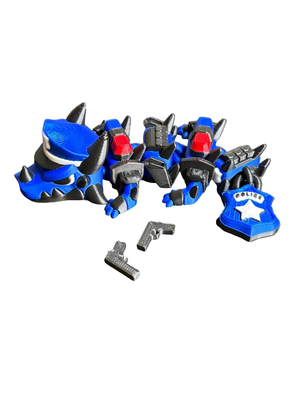 Police-inspired Dragon – 3D Printed Collectible | Law Enforcement ...