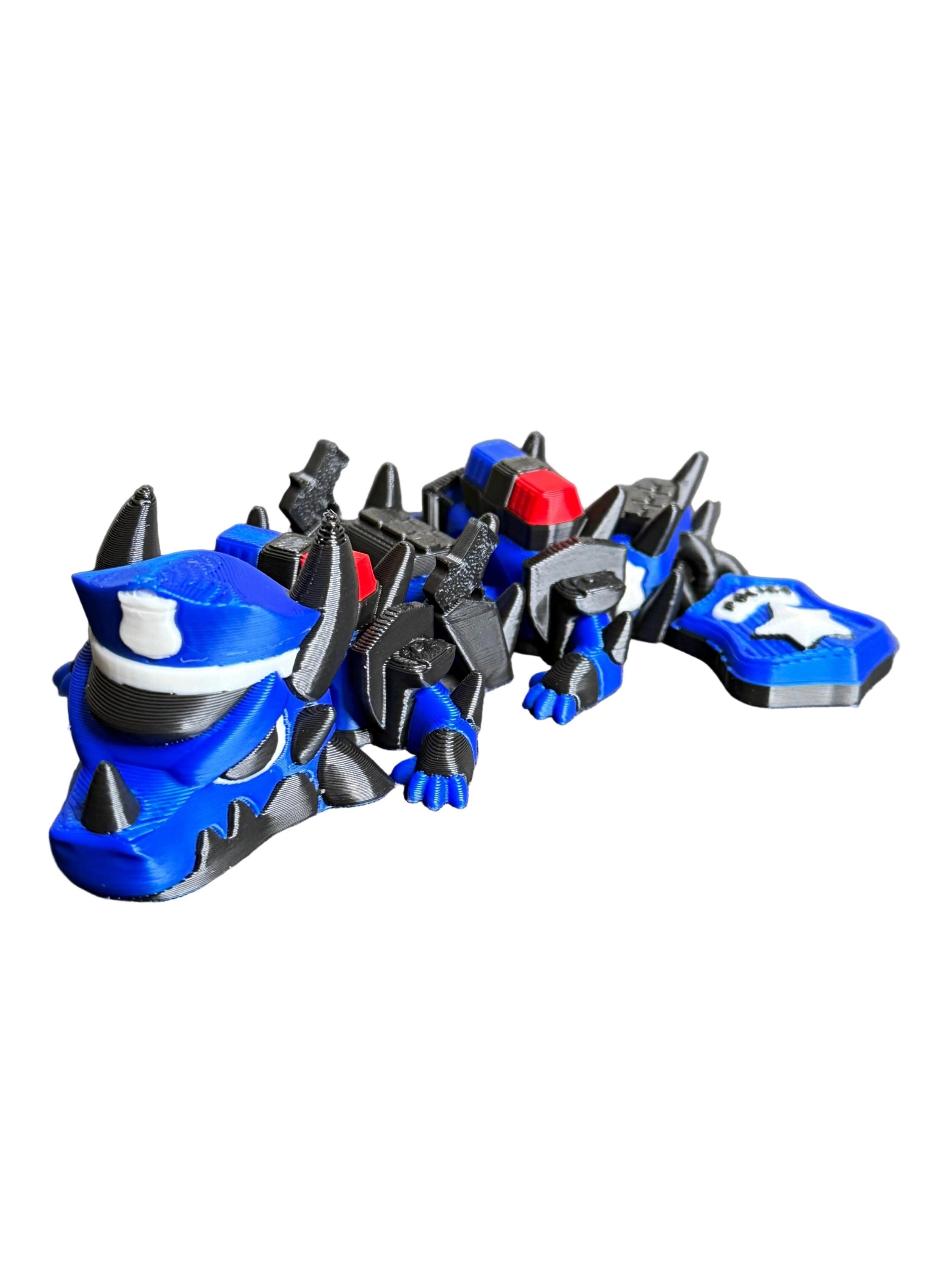 Police-inspired Dragon – 3D Printed Collectible | Law Enforcement ...