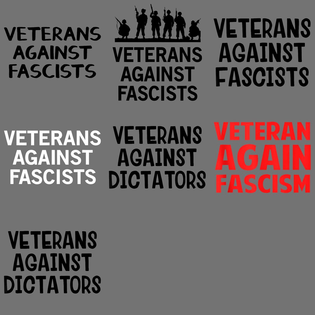 Veterans Against Fascists PNG, Funny Sarcastic Military Quote Clipart ...