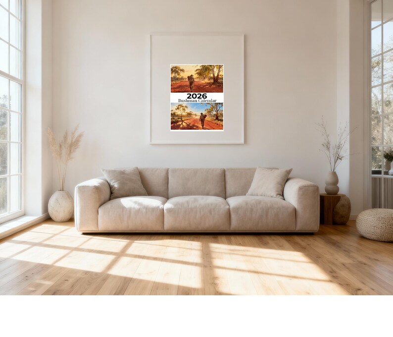 Bushman Calendar 2026 | Rustic Australian Outback Wall Calendar ...