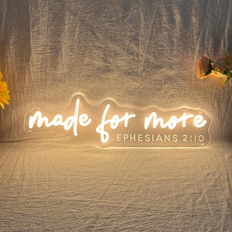 Neon Bible Sign - Etsy