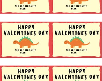Dinosaur Valentine / Classroom Valentine / Dino-mite & Rawr / DIGITAL ...