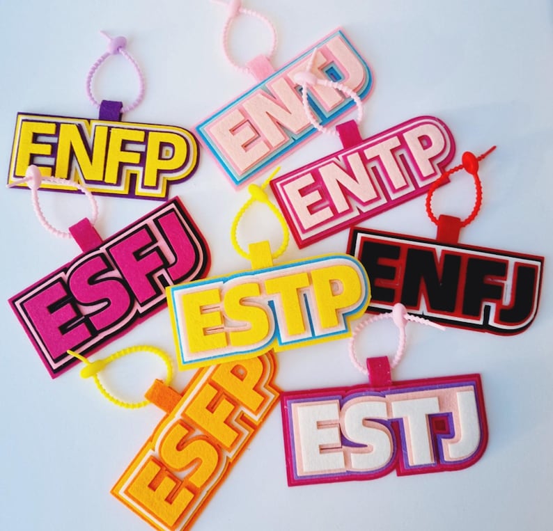 MBTI Felt Bag Charm – 16 Personality Types - Etsy