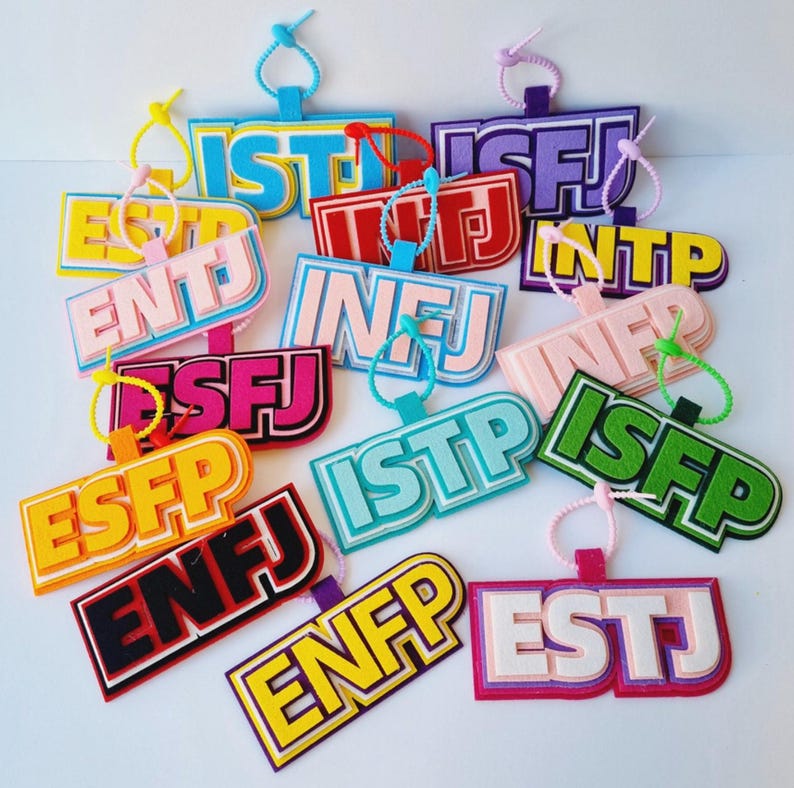 MBTI Felt Bag Charm – 16 Personality Types - Etsy