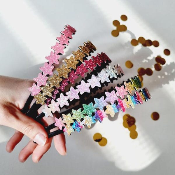 Gold. Star Headband - Etsy