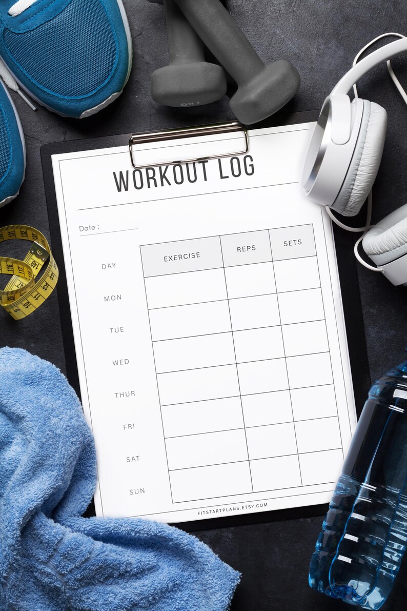 Bodyweight Workout Plan for Beginners | Printable Workout Tracker ...