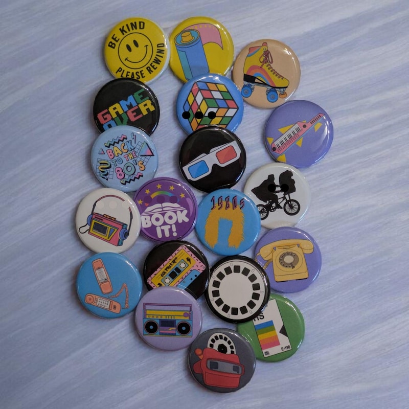 80s Pins - Etsy