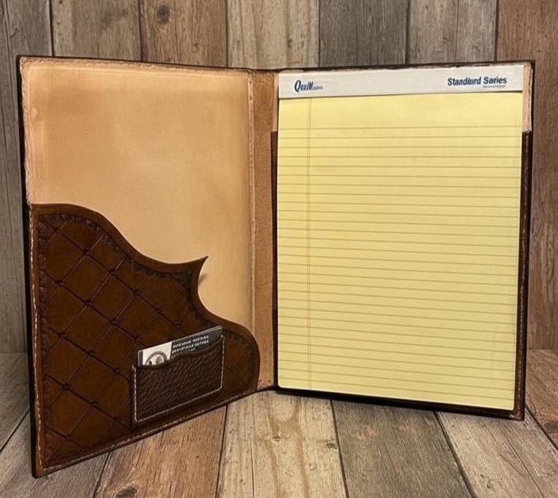 Custom Handmade Leather Padfolios/ Journal Covers - Etsy