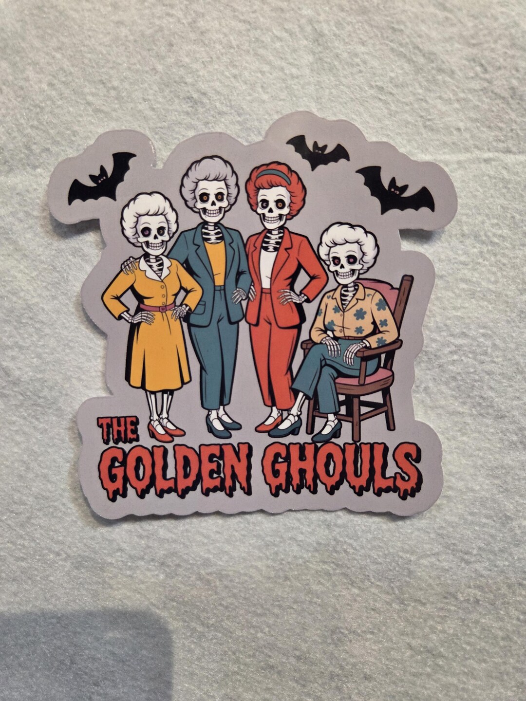 Golden Ghouls Bumper Sticker Decal - Spooky Halloween - Etsy