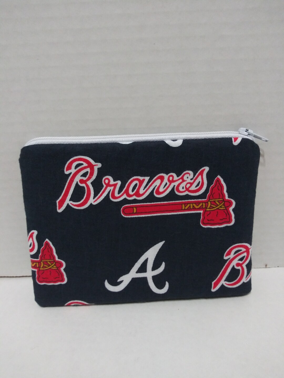 Atlanta Baseball Team Zipper Pouch - Etsy