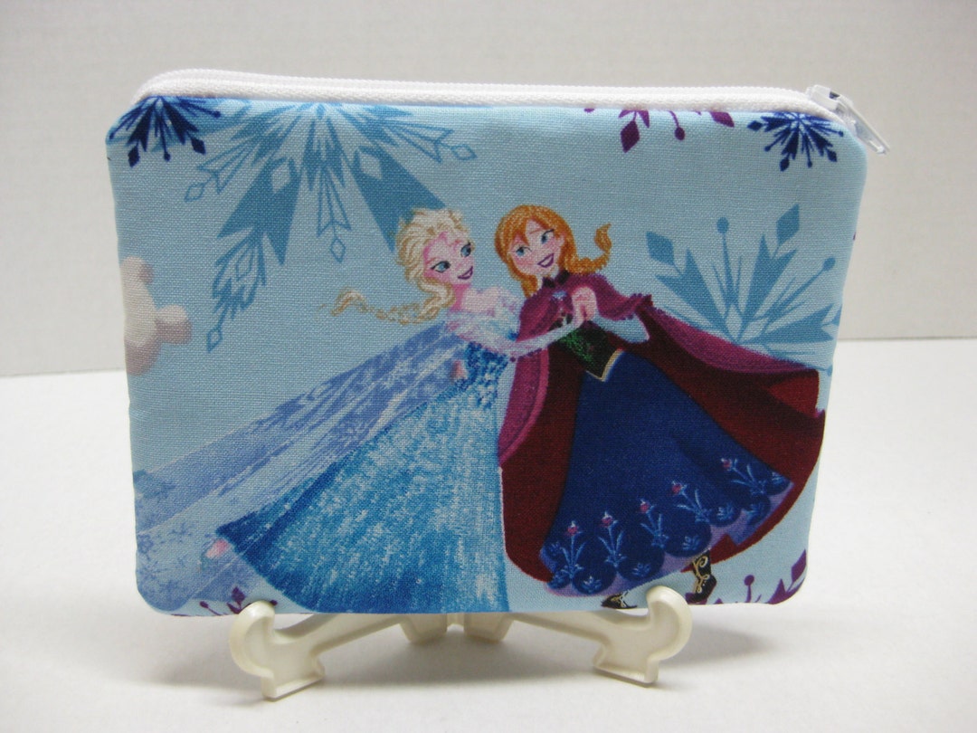 Elsa and Anna Zipper Pouch (frozen) - Etsy