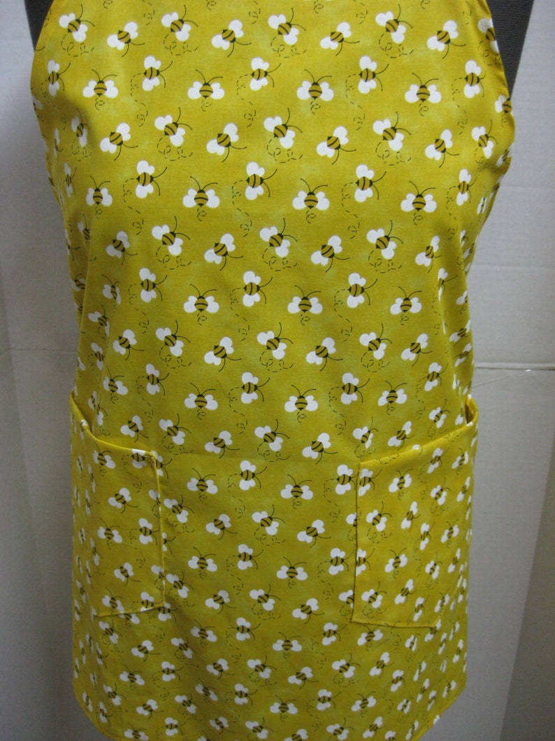 Bumble Bees Yellow Apron for Women | Etsy