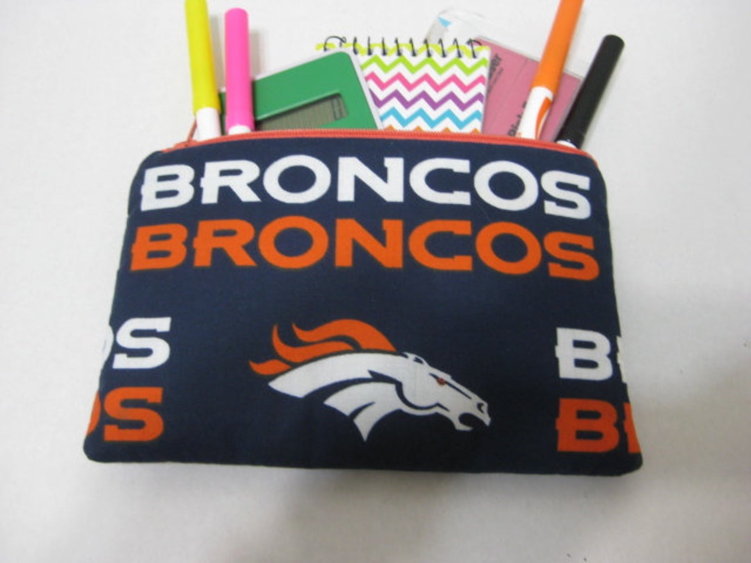 Denver Broncos Football Team Pencil Case T - Etsy