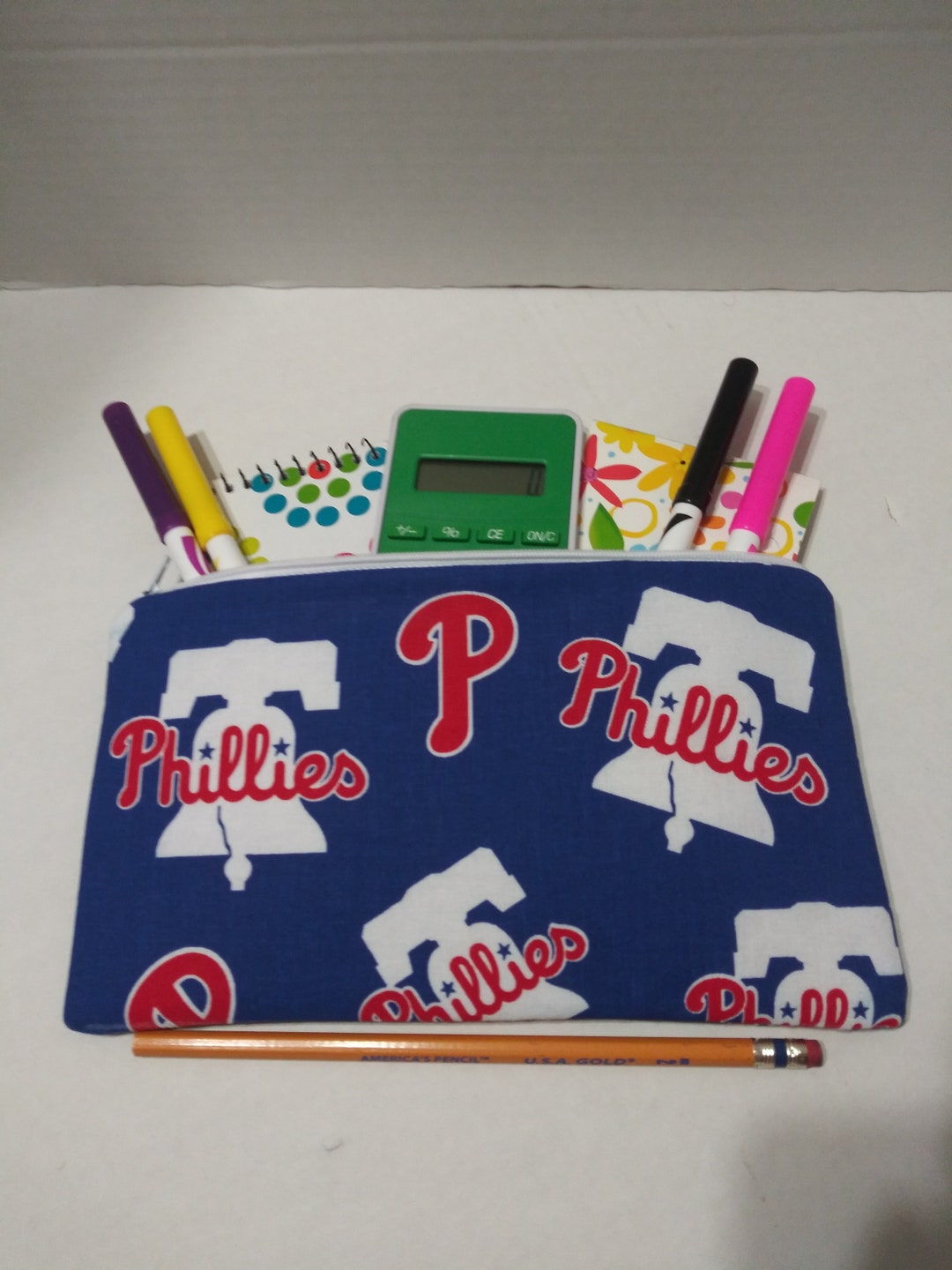 Philadelphia Baseball Team Pencil Case - Etsy