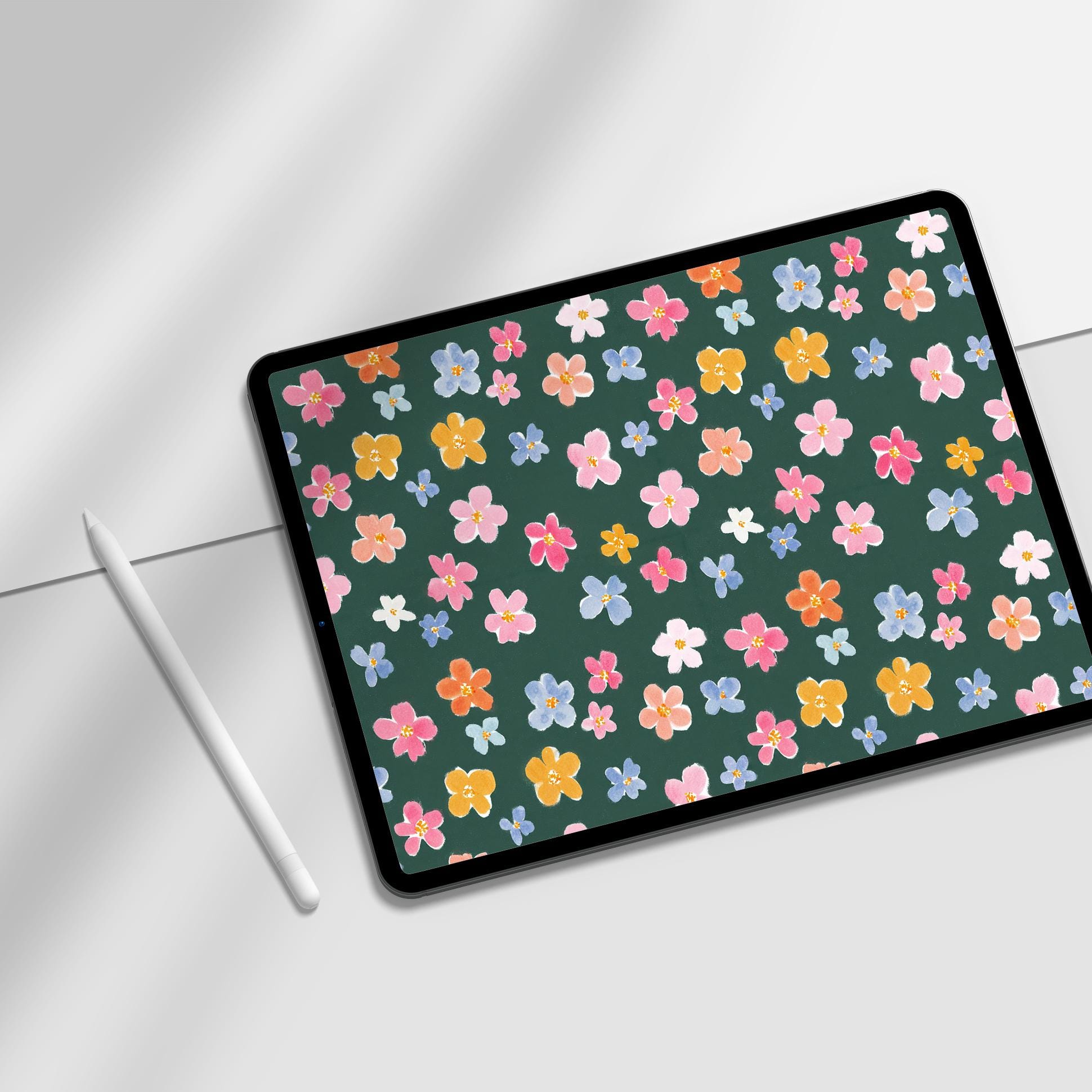 Garden Girl Seamless Patterns Spring Gardening Preppy Floral ...