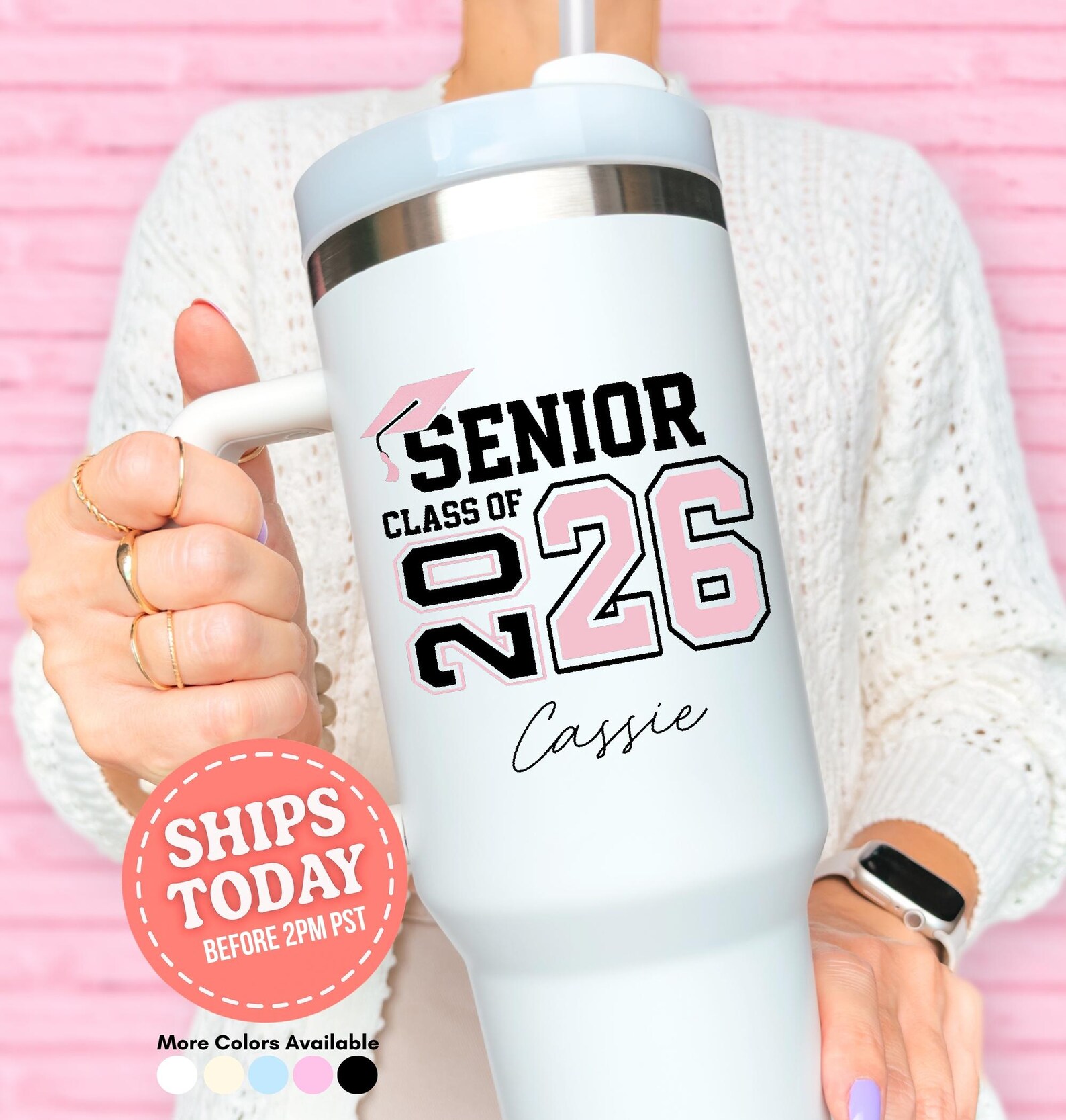 Personalized Senior Class of 2026 Tumbler: Graduation Gift, 40oz ...