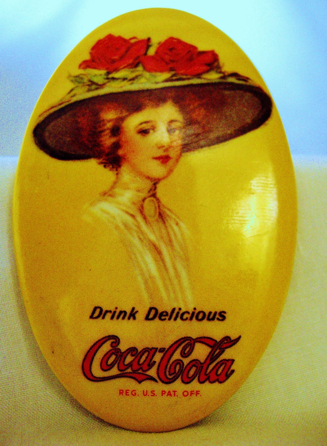 Coca Cola Pocket Mirror Vintage 70s - Etsy