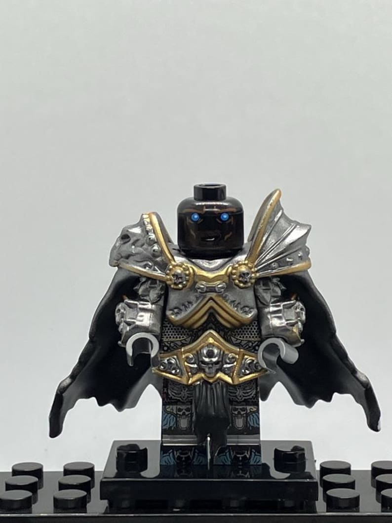 Lego Style World of Warcraft Lich King Arthas Menethil Mini Figures ...