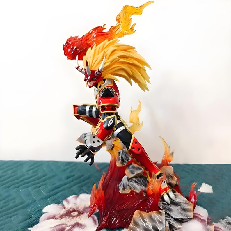 24cm Agunimon Digimon Anime Figure – Statue Collectibles Model and Toys ...