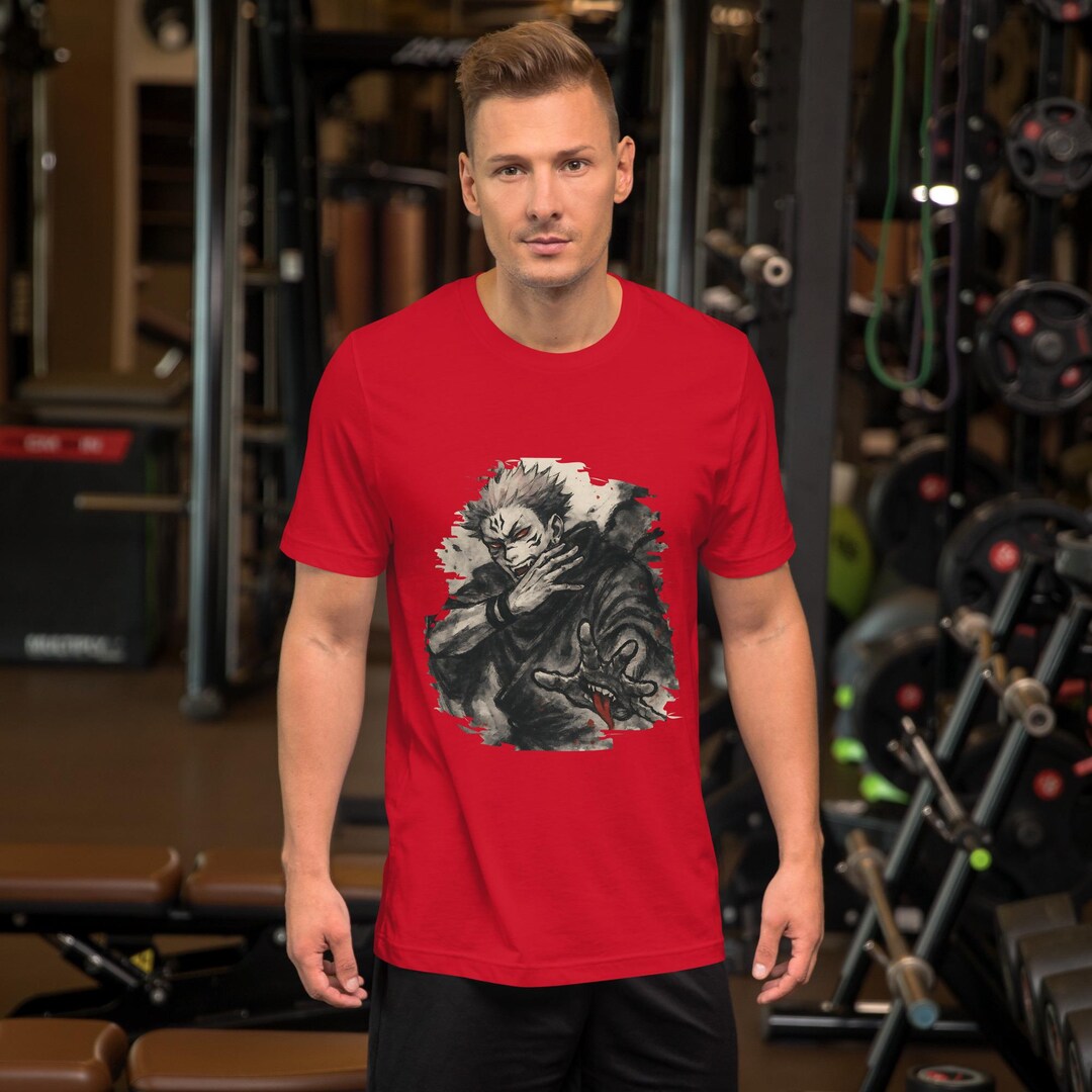 Jujutsu Kaisen Ryomen Sukuna “hand-mouth” Ink-wash Unisex Graphic Tee ...