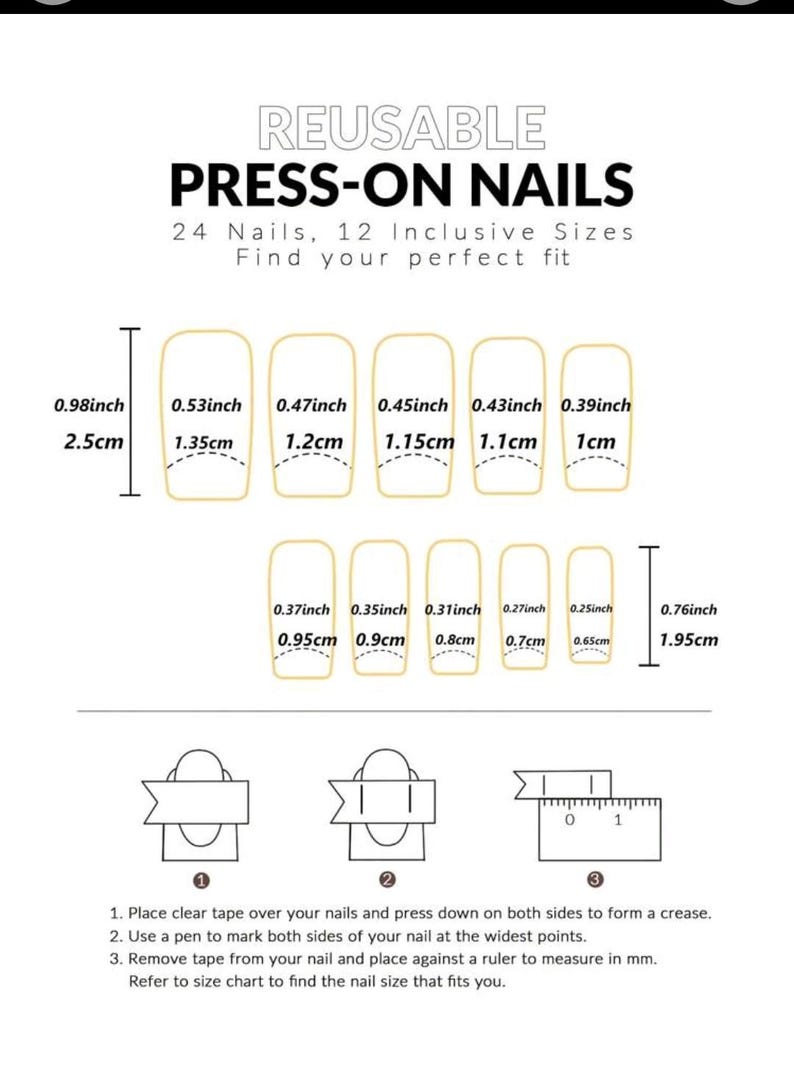 24pc Red Heart Short Square Nail Set - Etsy