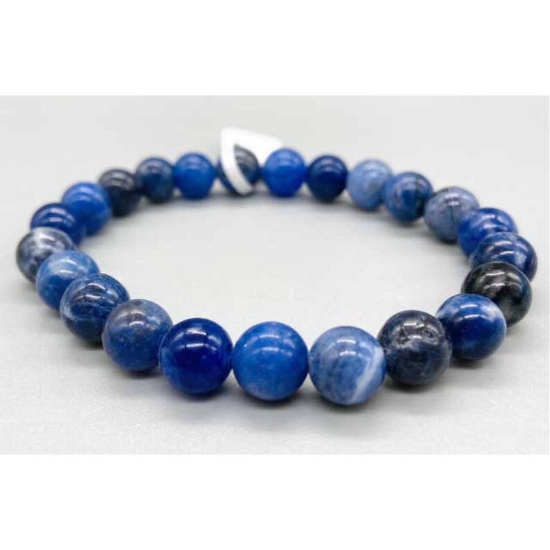 Sodalite Crystal Set – Beaded Bracelet, Polished Egg & Tumbled Stone ...