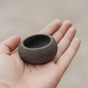 Handmade River Stone Bowl – One of a Kind, Multi-purpose & Eco-friendly ...