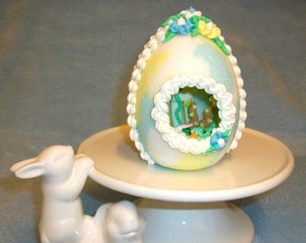 Panoramic Sugar Easter Egg Easter Gift Egg Decoration YELLOW Edible 3D Egg - Etsy
