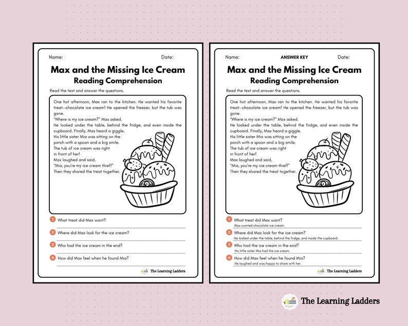 Reading Comprehension Worksheets | Grades 3-6 | 25 Printable Passages ...