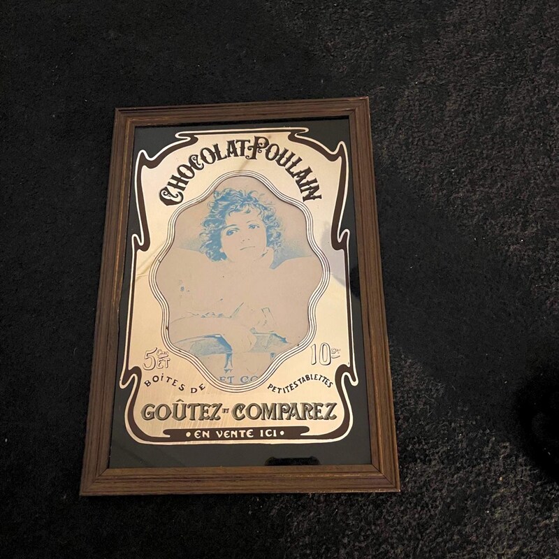 Antique Advertising Mirror - Etsy