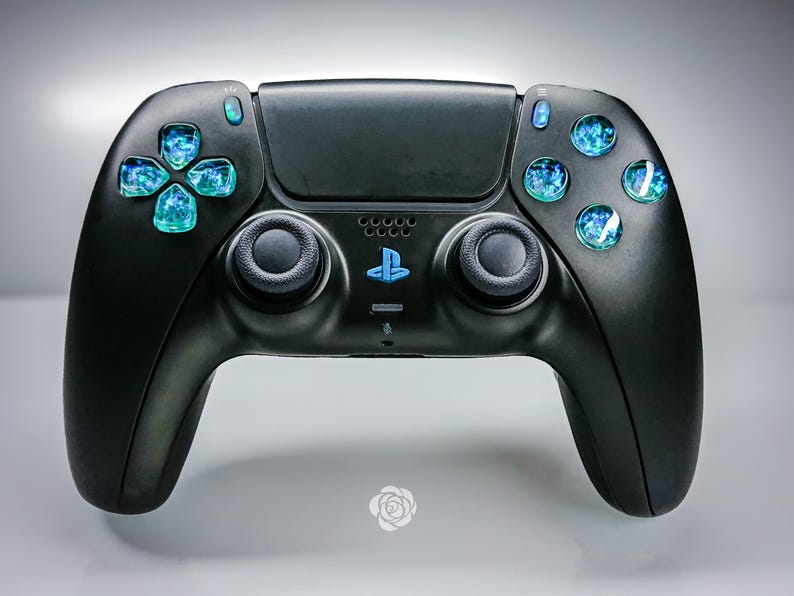 PS5 Sparkling Sky Custom Playstation 5 Controller Resin Buttons - Etsy ...