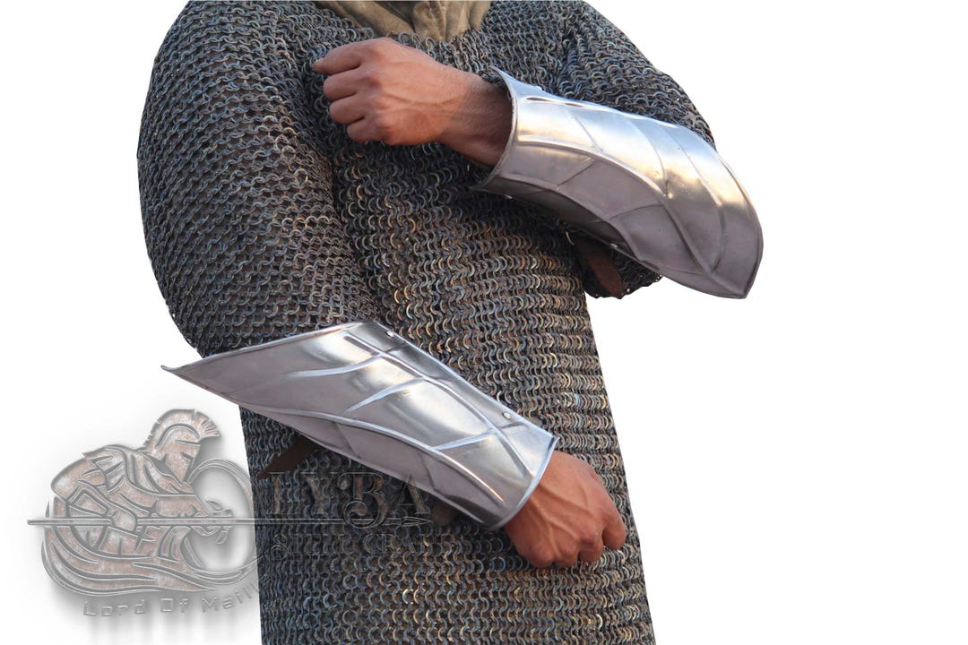 Steel Arm Bracers – Fantasy Knight LARP Cosplay Armor - Etsy UK