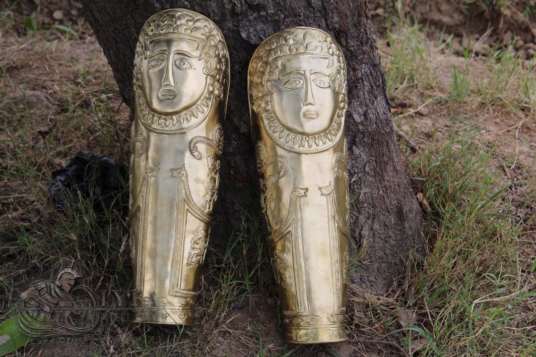 Brass Thracian Greaves | 4th Century BC Leg Guards | Ancient Greek ...