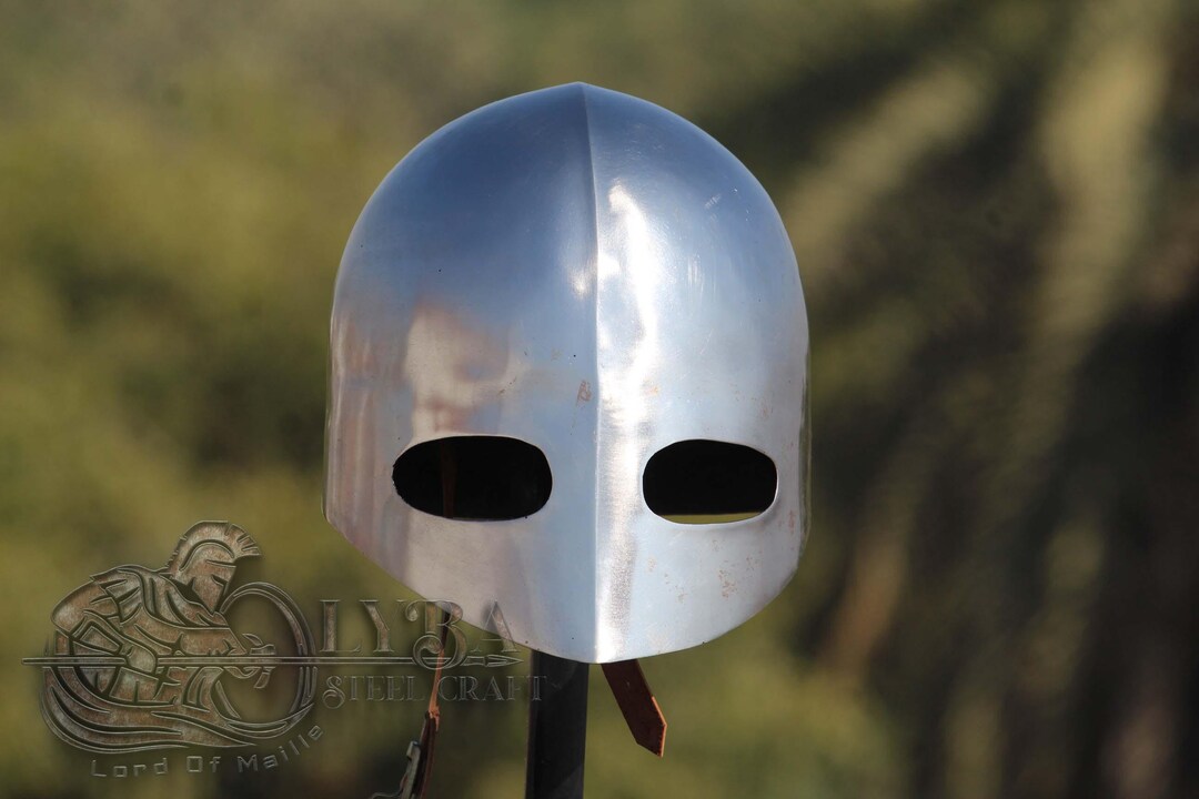 13th Century Steel Knight Helm | William Scollard Style LARP Armor - Etsy