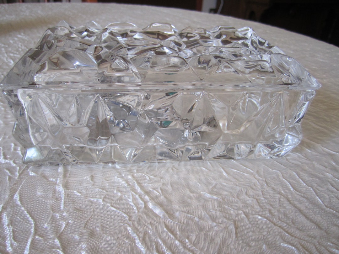 Tiffany & Co. Crystal Lidded Rock Cut Box - Etsy