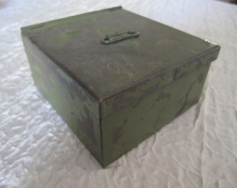 Square Metal Box - Etsy