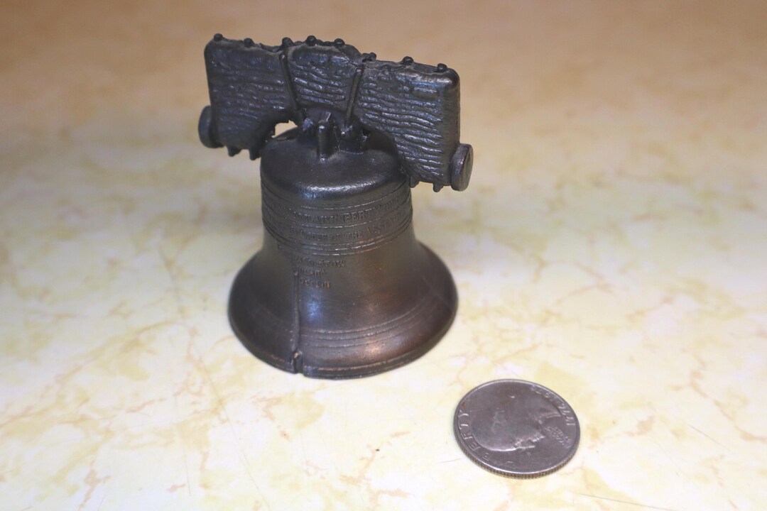 Small Vintage Metal Liberty Bell Americas Upcoming 250th Anniversary - Etsy