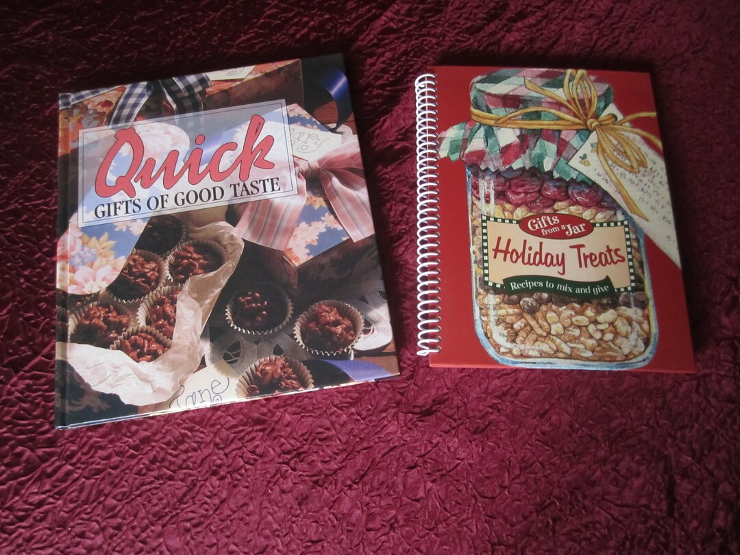 Cookbook Pair Quick Gifts of Good Taste and Gifts From a Jar Holiday ...