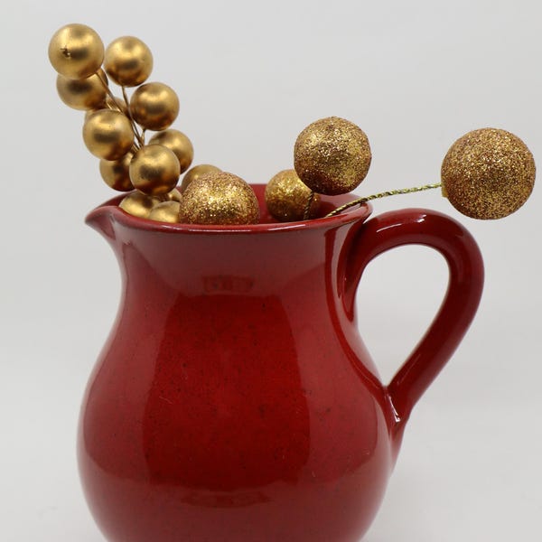 Red Ceramic Pitcher - Etsy