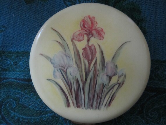 Rex Fifth Avenue Large Compact Iris Flower Decorated … - Gem