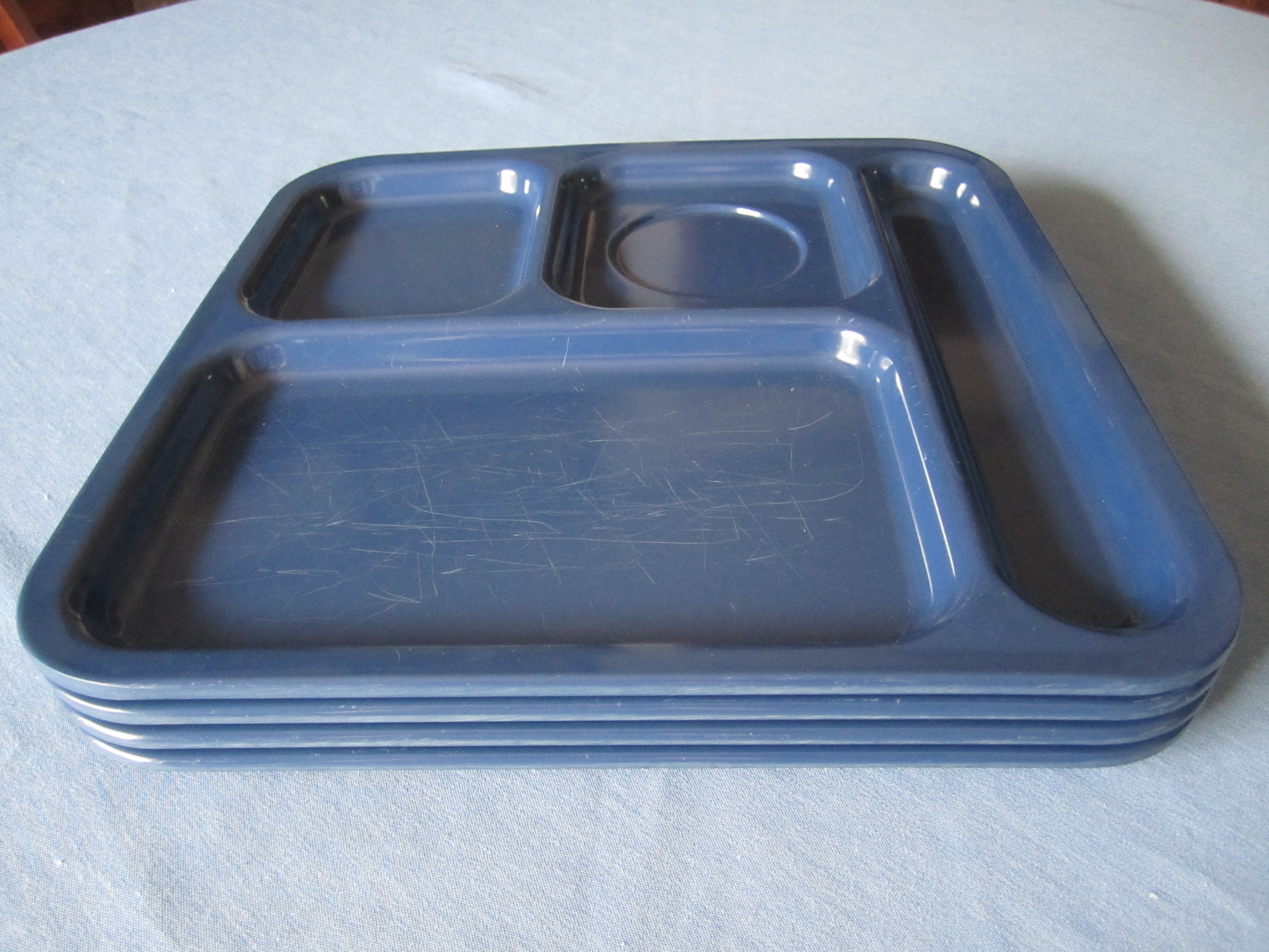 Blue School Lunch Tray
