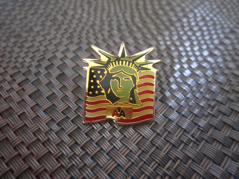 Vintage American Airlines Statue of Liberty Collectible 1986 - Etsy