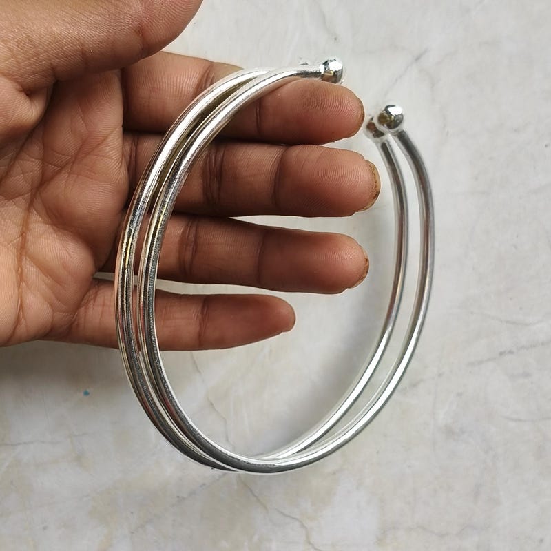 Indian Silver Anklet 925 - Etsy