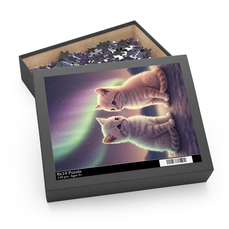 Cute Kitten Puzzle - 120, 252, 500-piece, Cat Lovers Gift, Cozy Indoor ...