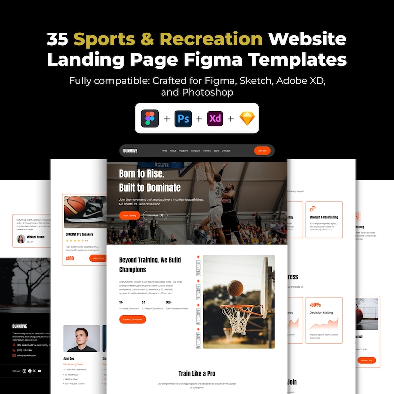 Squarespace templates sports - Etsy.de