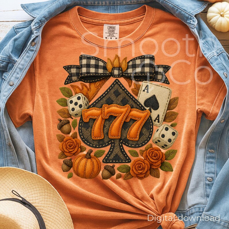 Lucky 777 PNG, Casino Spade With Dice & Aces Sublimation, Fall Retro ...