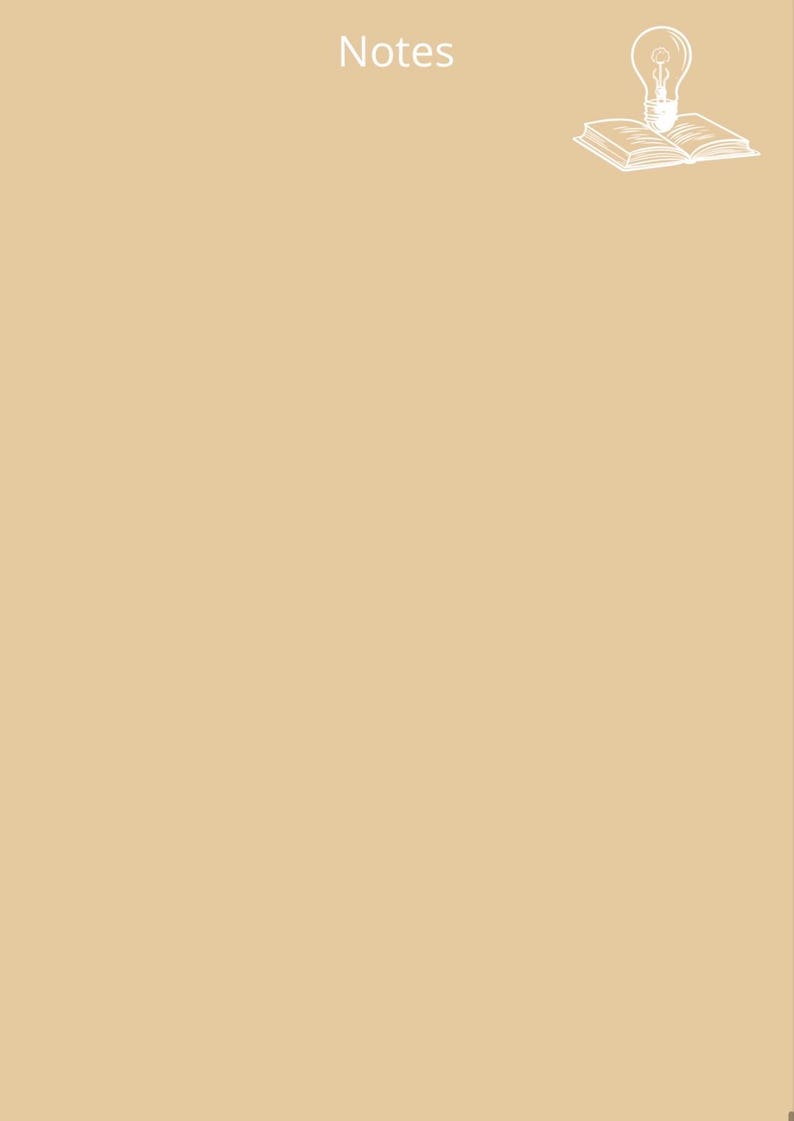 Printable Book Journal (25 Pages) | Reading Log & Tracker | Reading ...