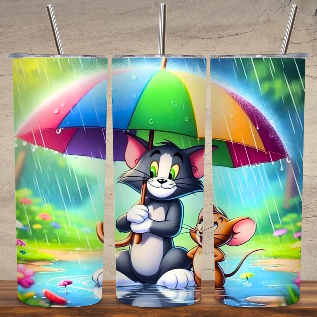 Cartoon Character Tumbler Wrap, Cartoon Tumbler Design, Cartoon ...