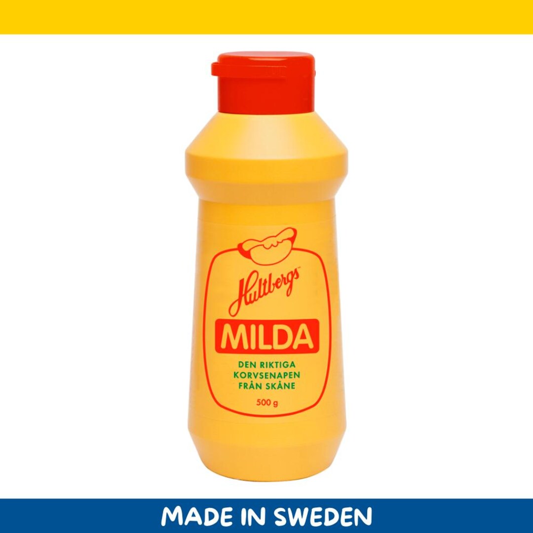 Hultbergs Senap Mild – Mild Swedish Mustard – 500g / 17.6 Oz - Etsy